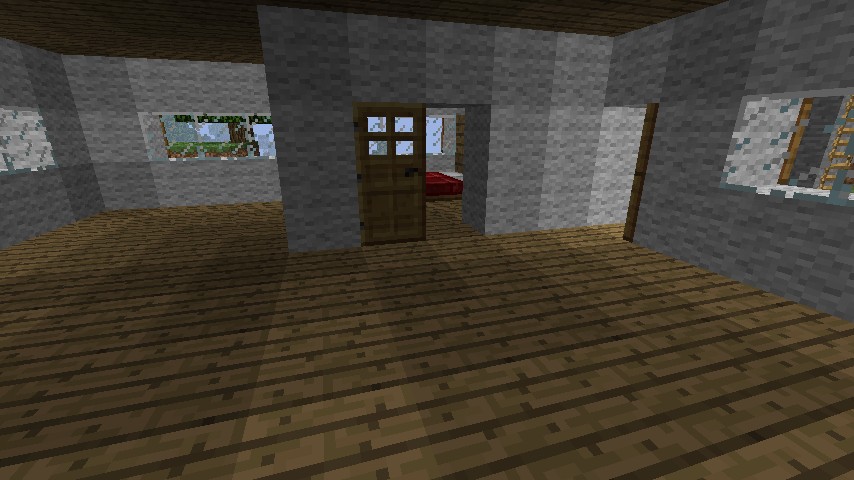 2story house. wood with wool. beautiful Minecraft Map