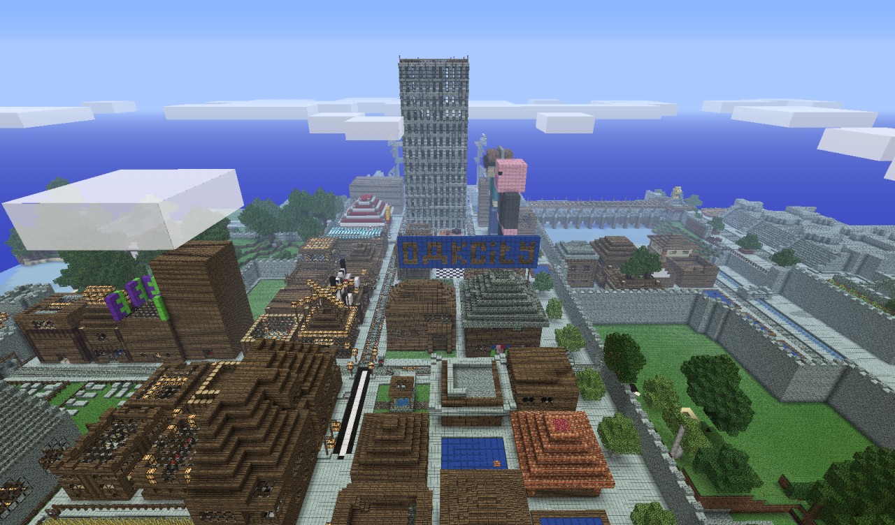 OakVille Gazamo city! Minecraft Map
