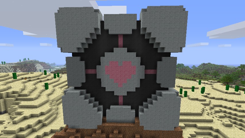 Companion Cube Minecraft Map