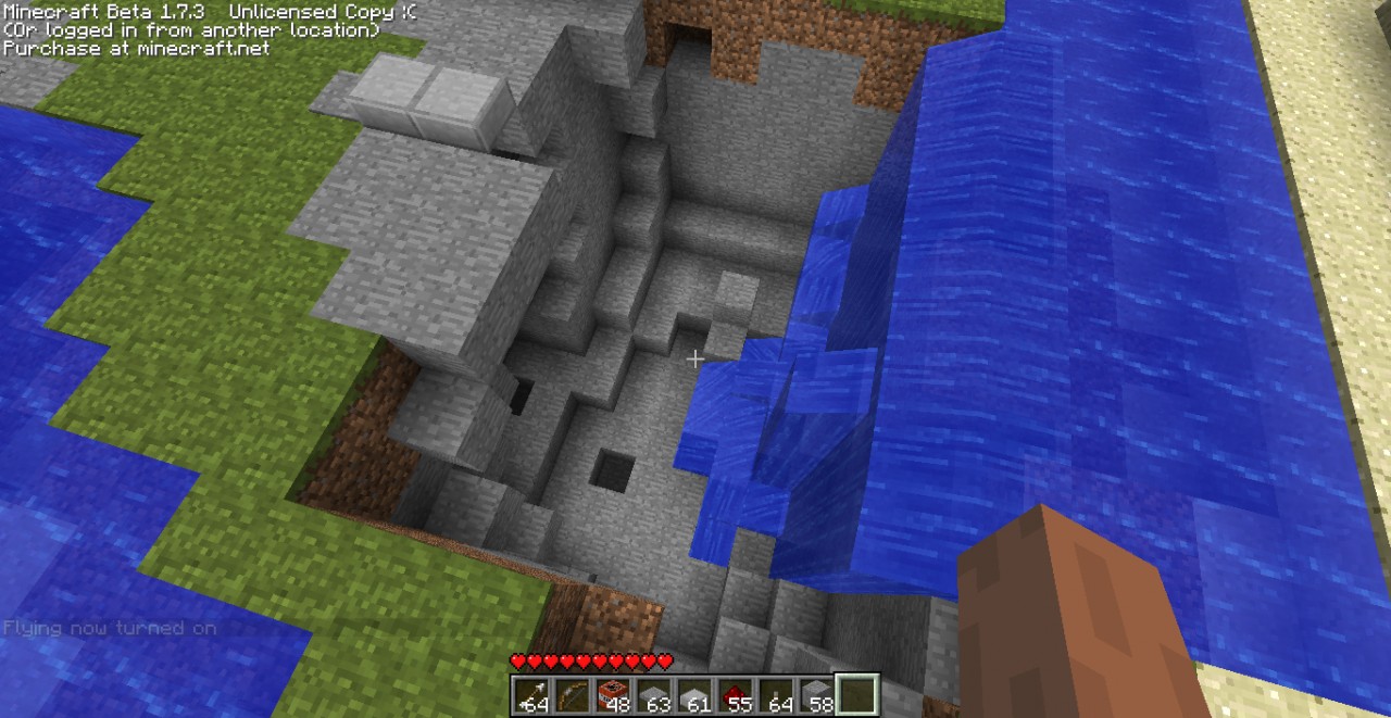 tnt land mine Minecraft Map