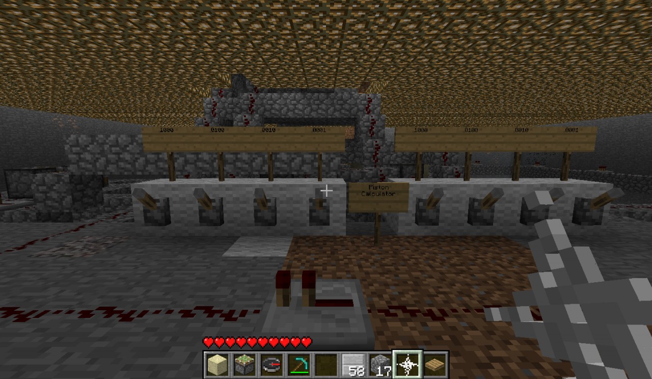 Piston Calculator Minecraft Map