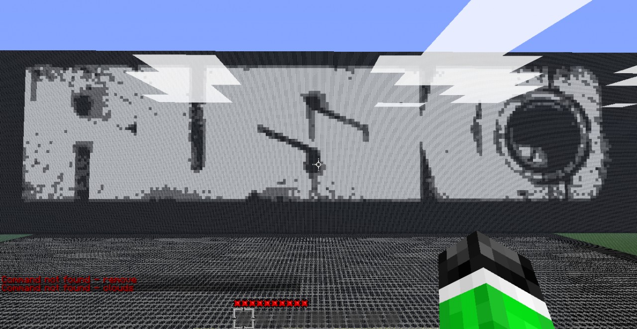 Massive Pixel Art Wold Minecraft Map