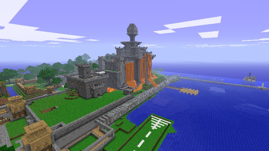Huge Castle Minecraft Map