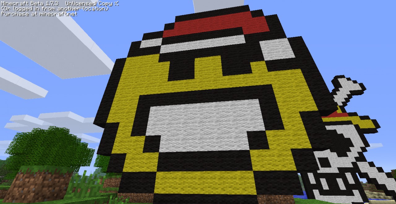 7 Pixel Art Minecraft Map