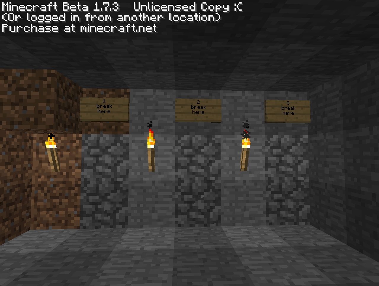 The Cave Game 2 (Continue of The Cave Game) Minecraft Map