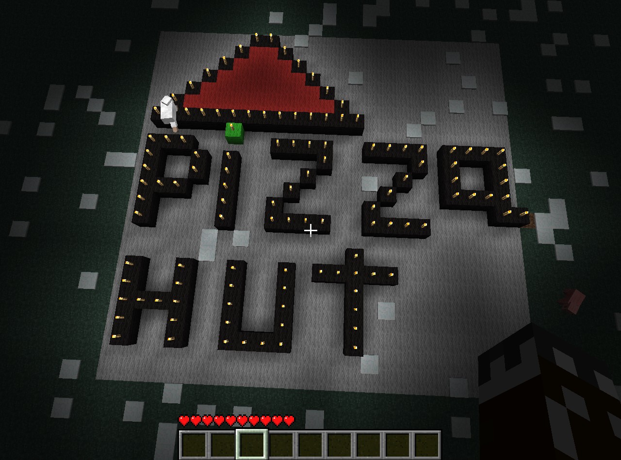 pizza hut sign Minecraft Map