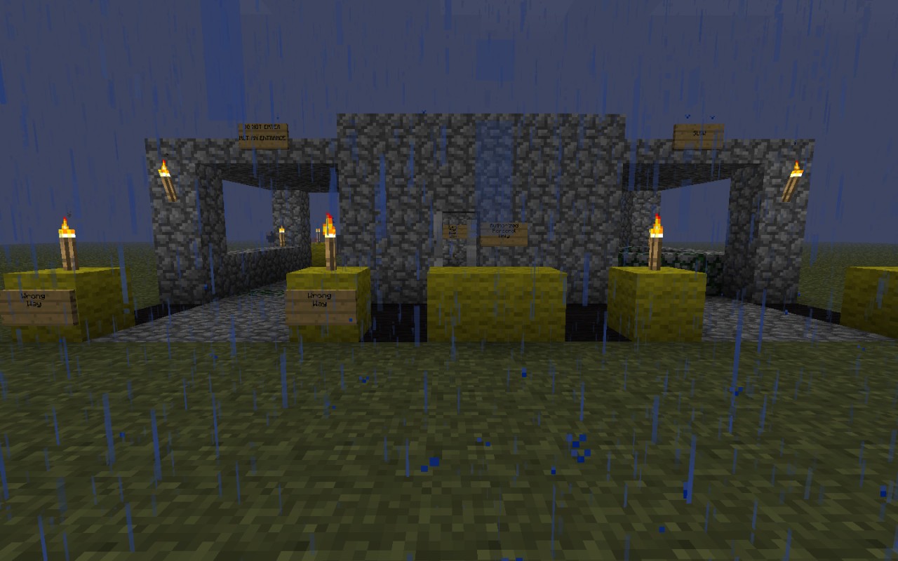 Piston Locking Guard House Minecraft Map