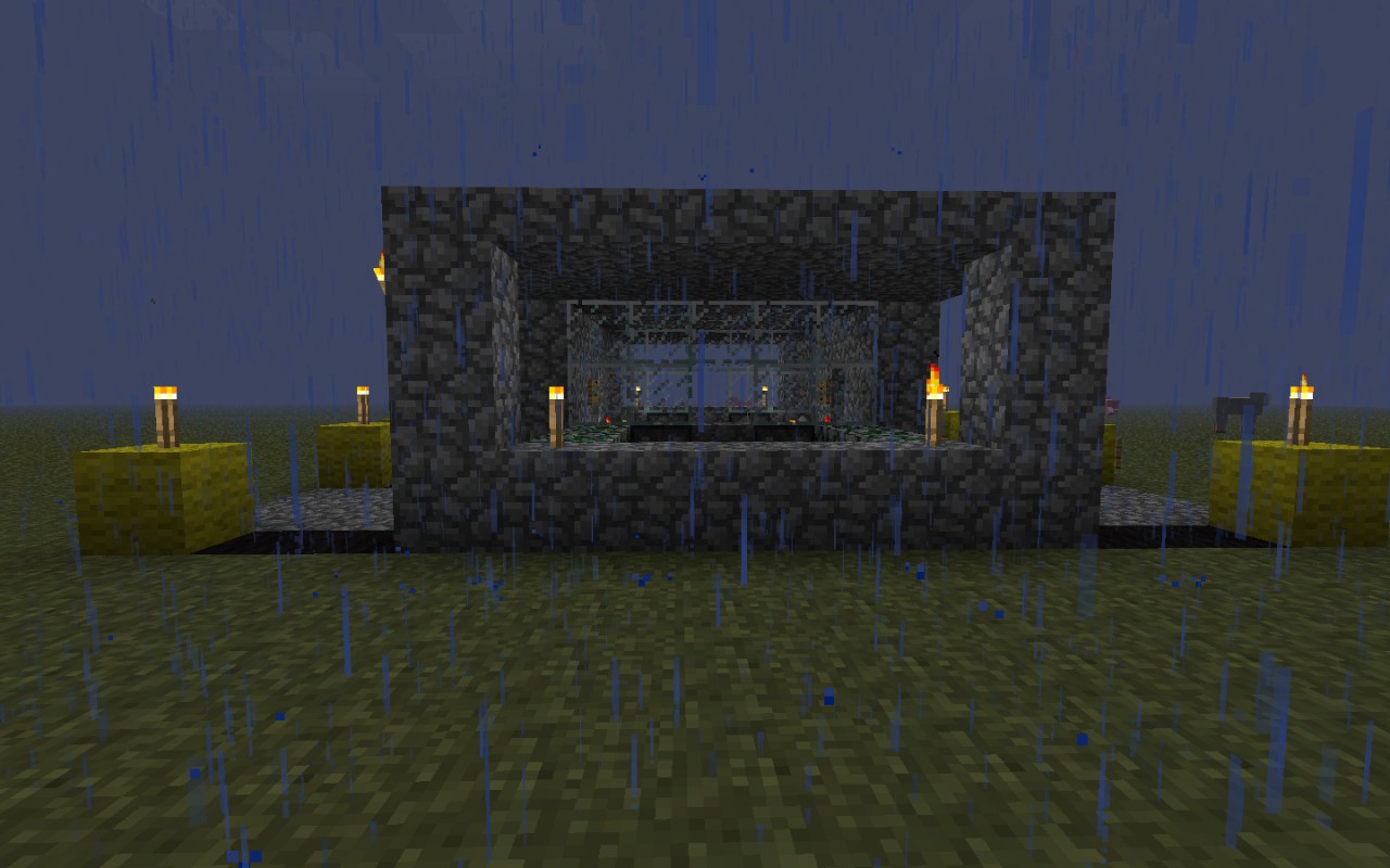 Piston Locking Guard House Minecraft Map