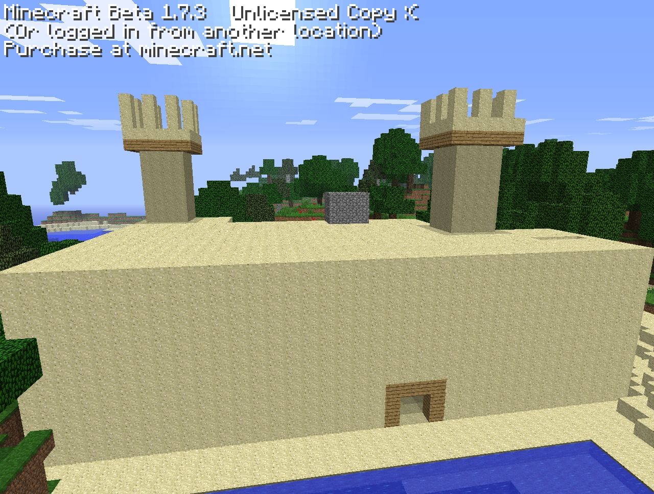 Sand Castle Minecraft Map