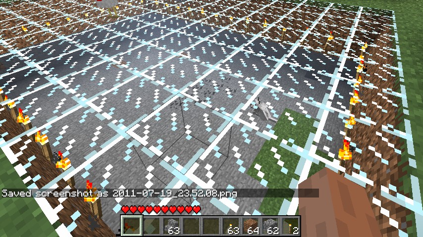 glass roof structures Minecraft Map