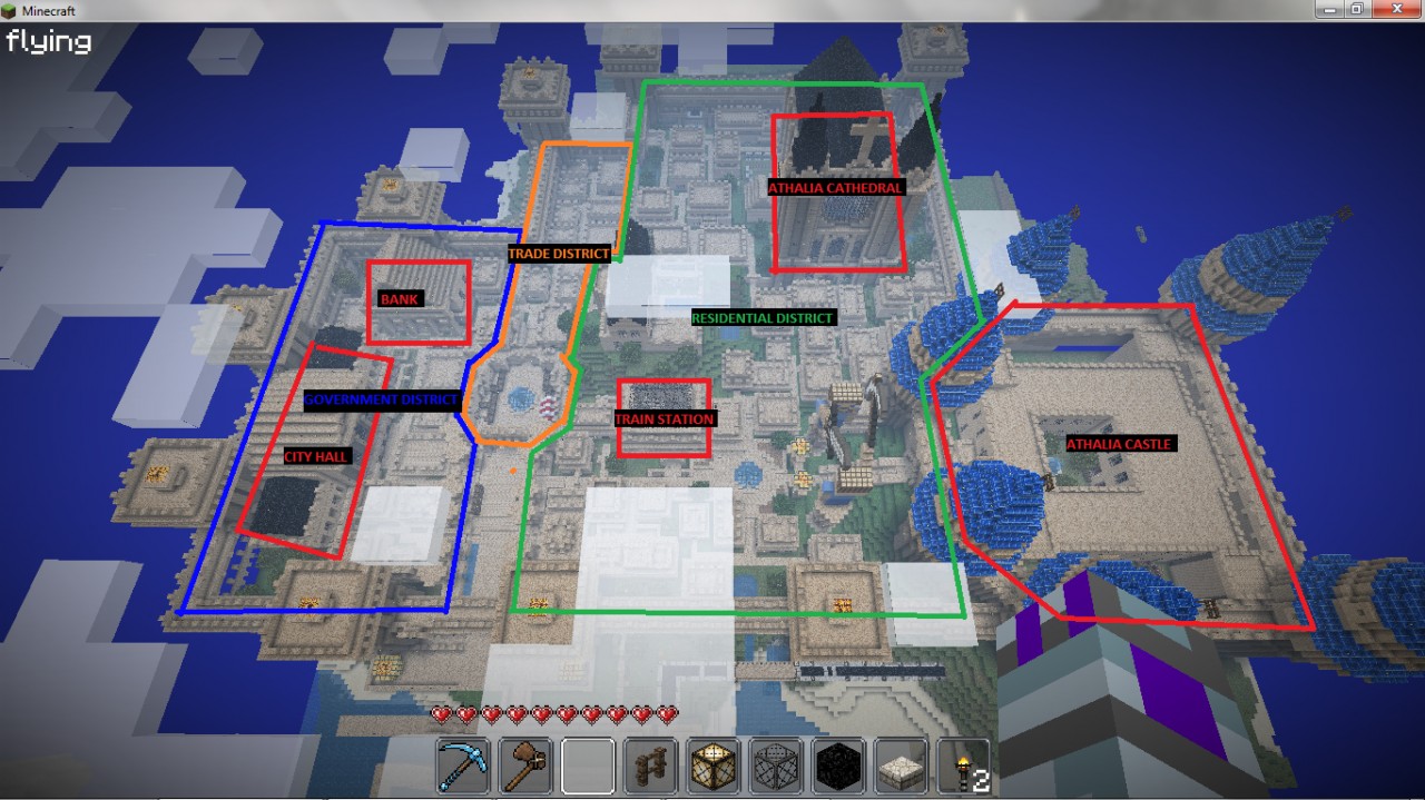 City of Athalia Minecraft Map