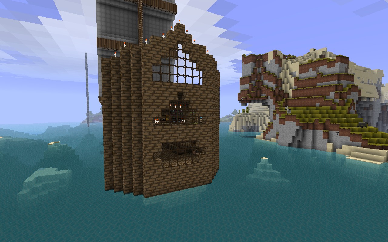 Huge Pirate Ship Minecraft Map
