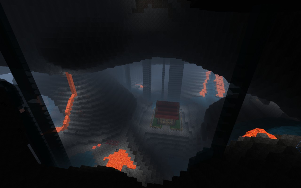 Custom Terrain: Canyons and Caves Minecraft Map