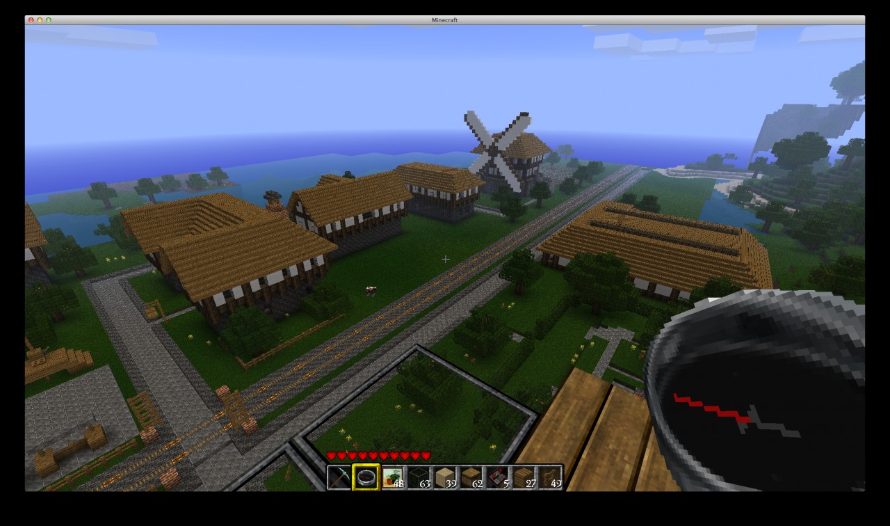 Village/City Mittelalter/Fachwerk Overview Minecraft Map