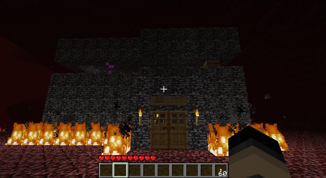 Nether Base Survival kit Minecraft Map