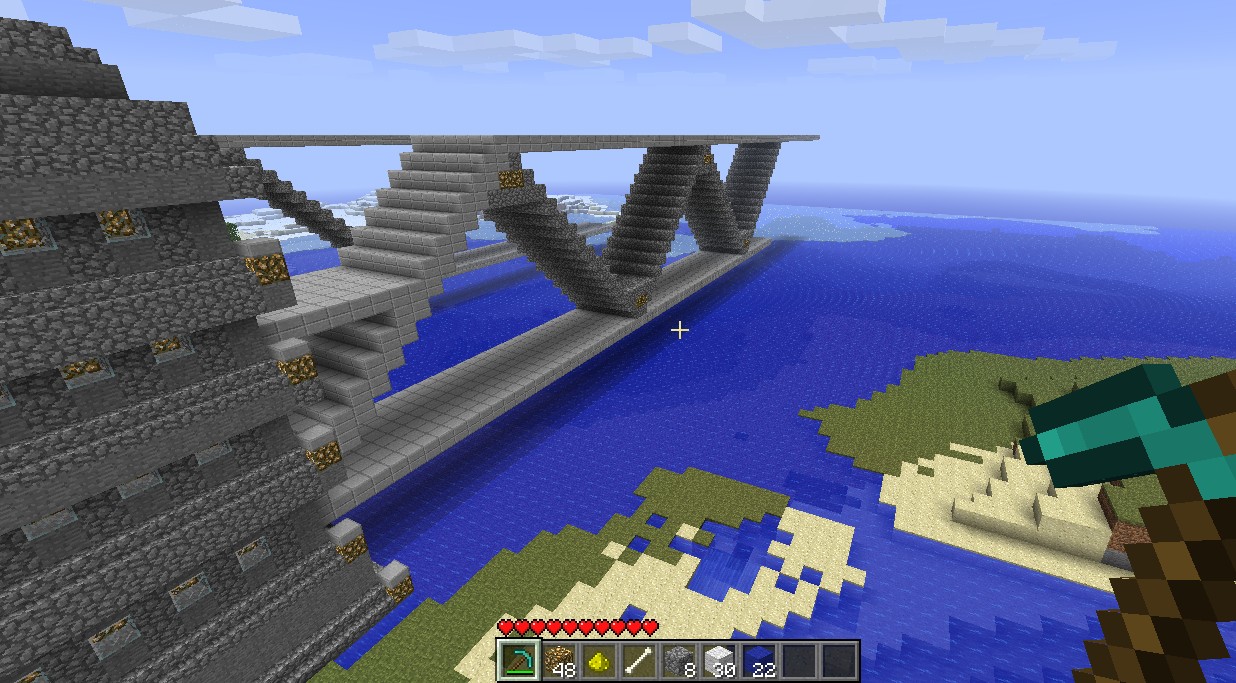 Stone bridge Minecraft Map