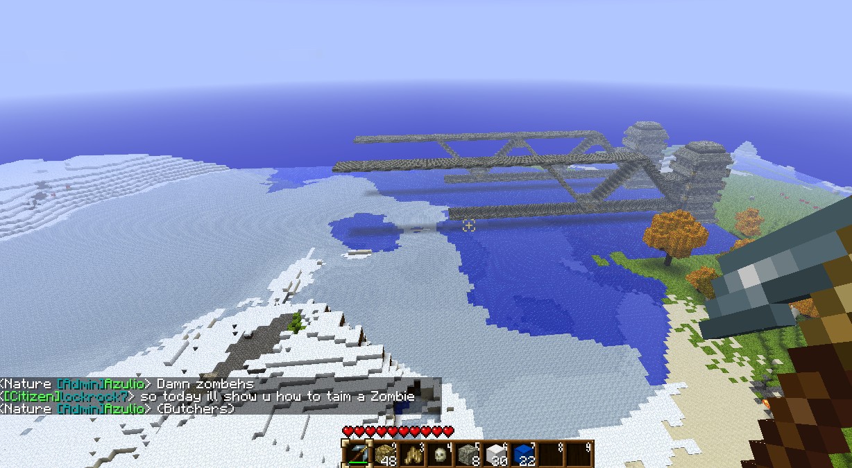 Stone bridge Minecraft Map