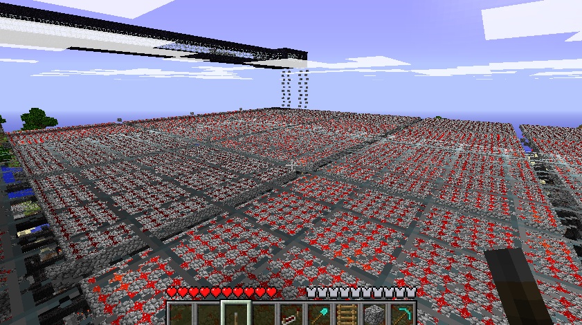 Redstone Programmable Cellular Automata Minecraft Map