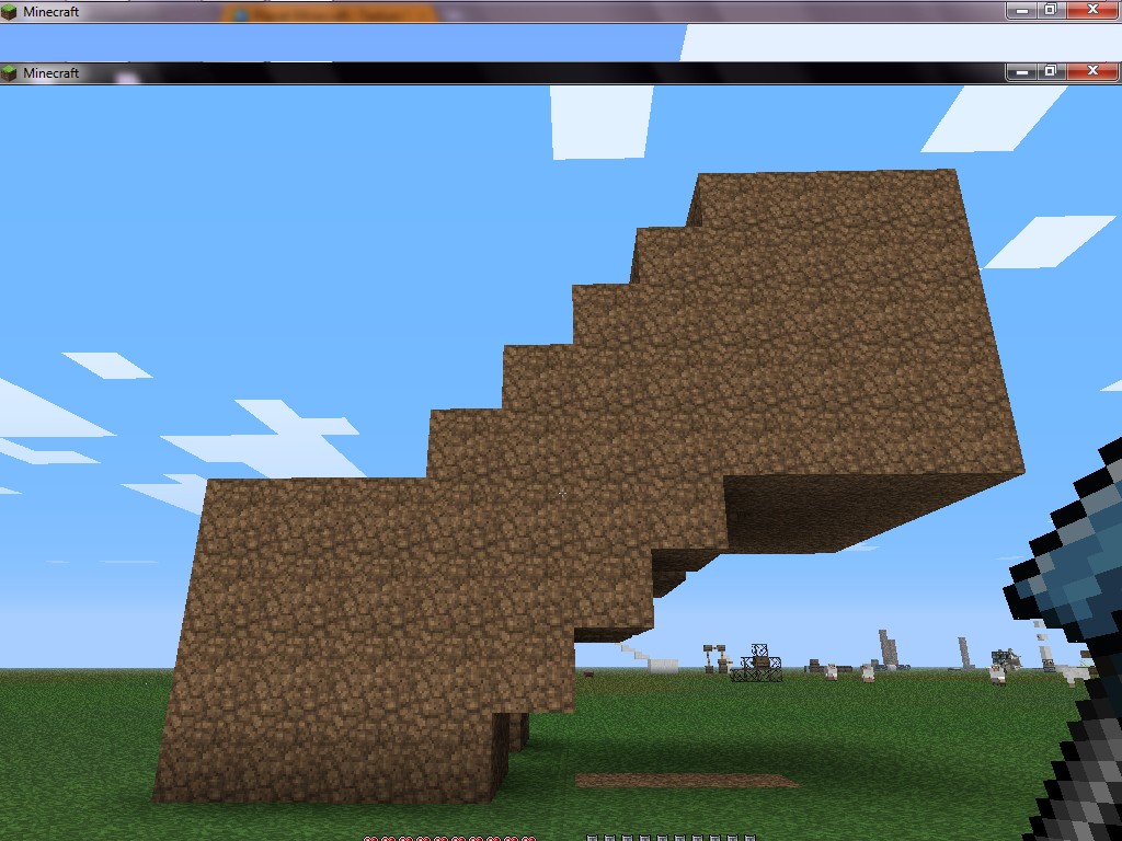 15 piston staircase Minecraft Map