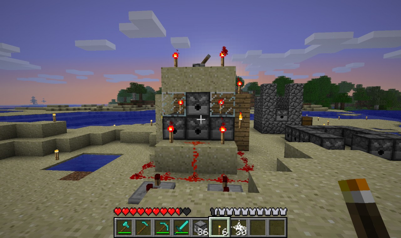 piston car redstone and my farm create piromanus99 Minecraft Map