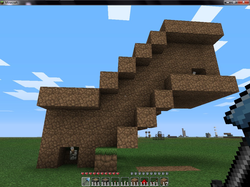 15 piston staircase Minecraft Map