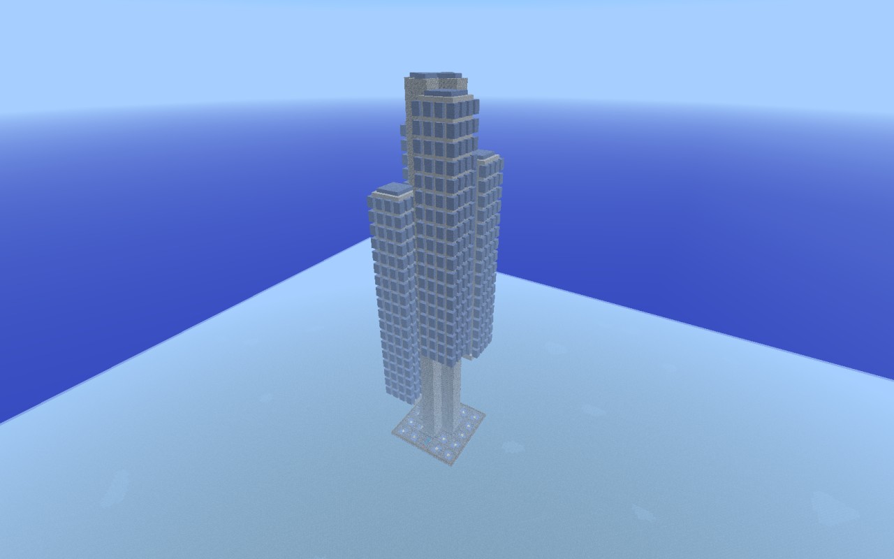 Singapore Residential Tower and Mob Farm Minecraft Map