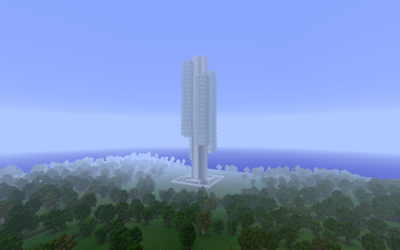Singapore Residential Tower and Mob Farm Minecraft Map