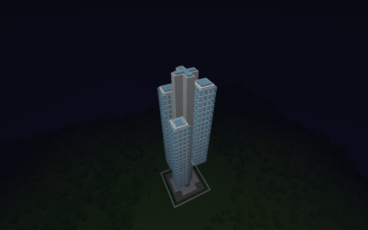 Singapore Residential Tower and Mob Farm Minecraft Map