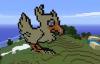 Chocobo Pixel Art from Final Fantasy Minecraft Map