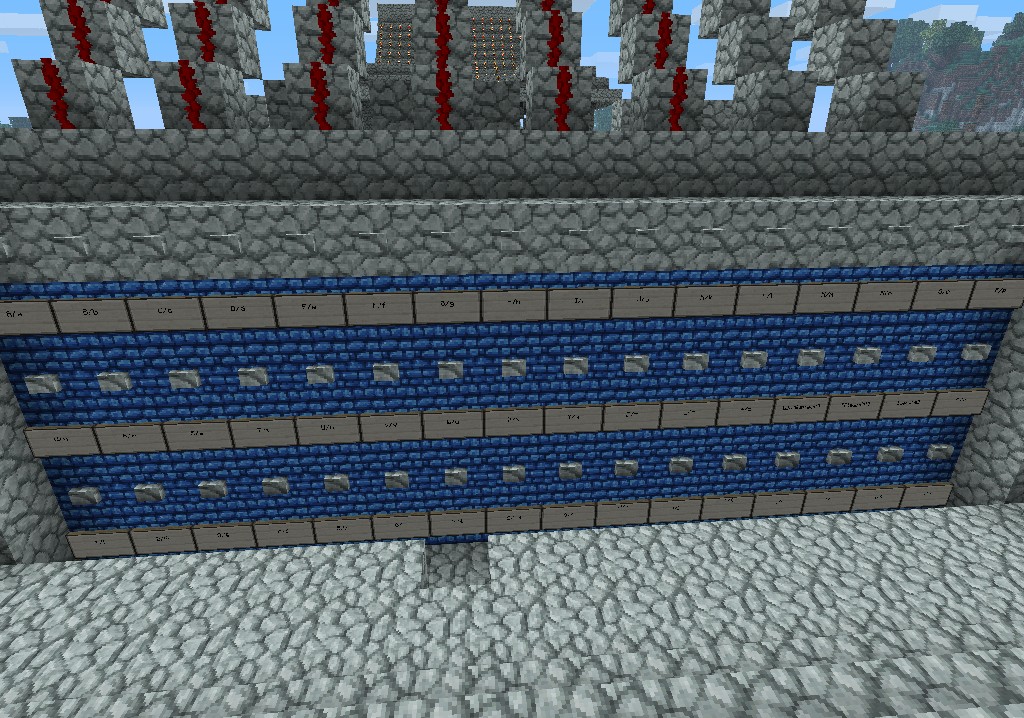 Redstone Keyboard Minecraft Map