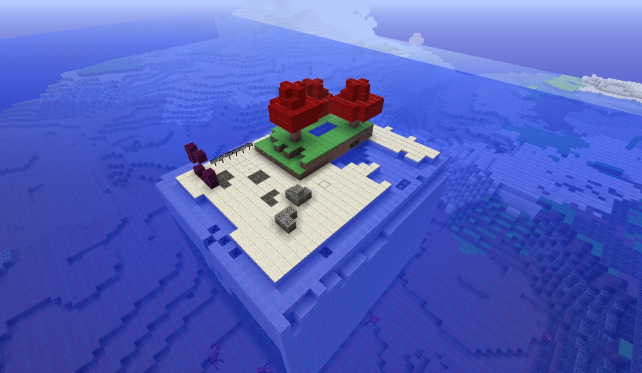 Stranded island Minecraft Map