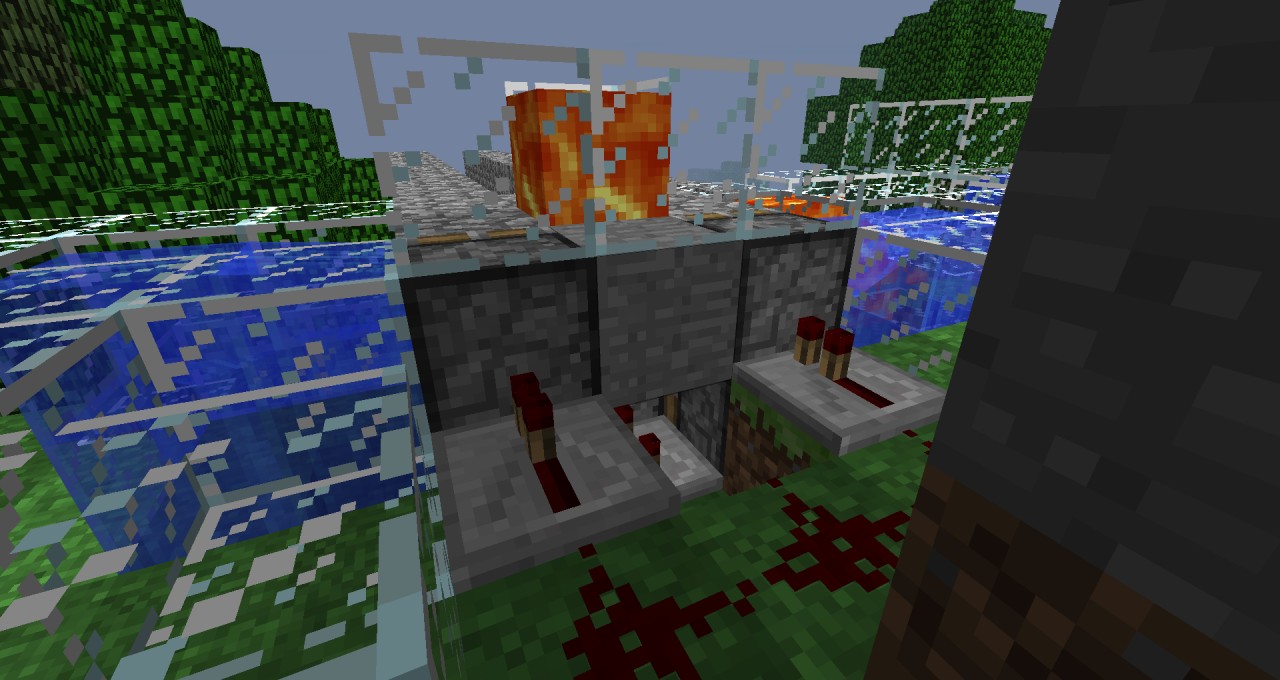 small automatic bridge Minecraft Map
