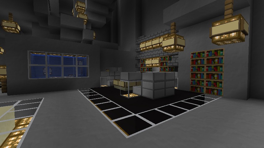 modern house with secret passages part 1 of 1 Minecraft Map