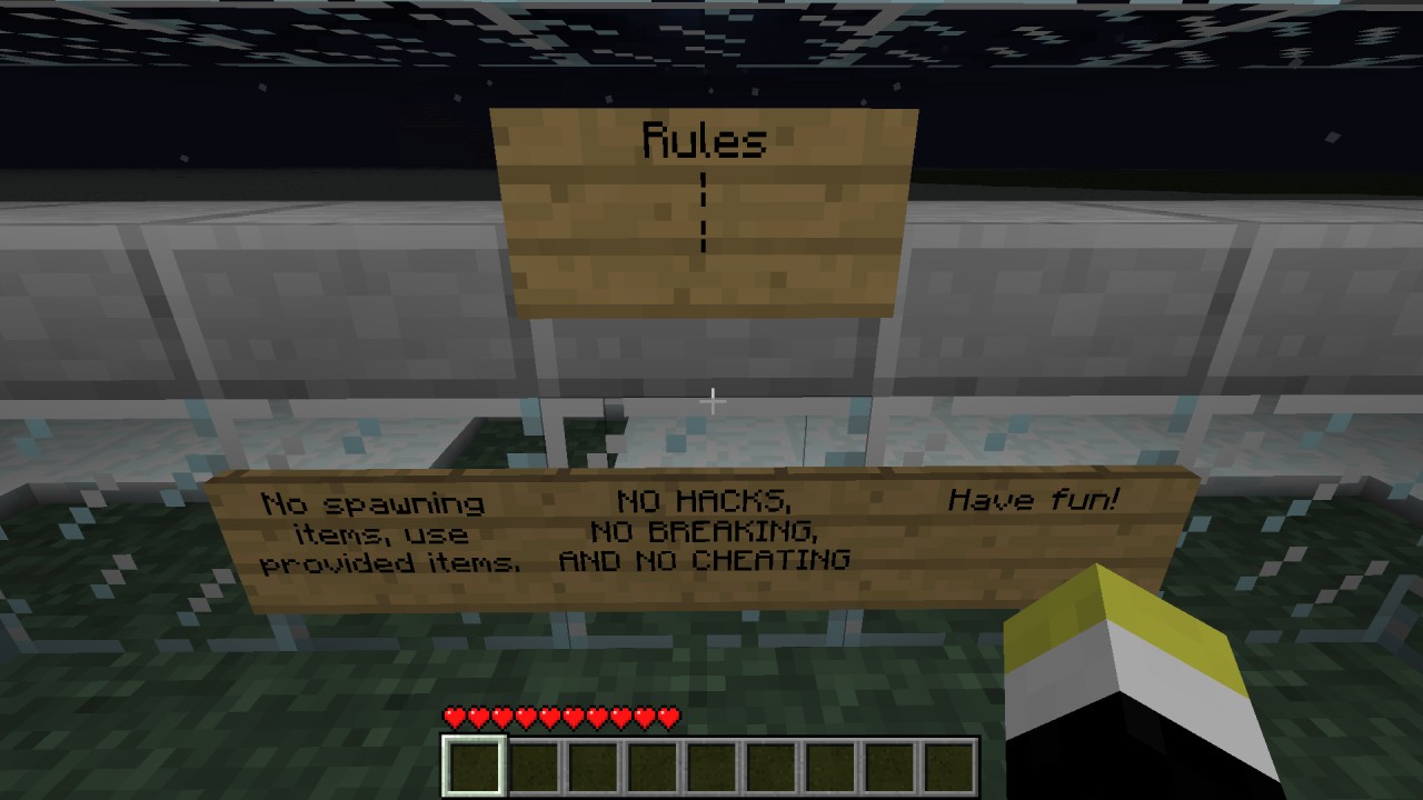 Obstacle course V1. Minecraft Map