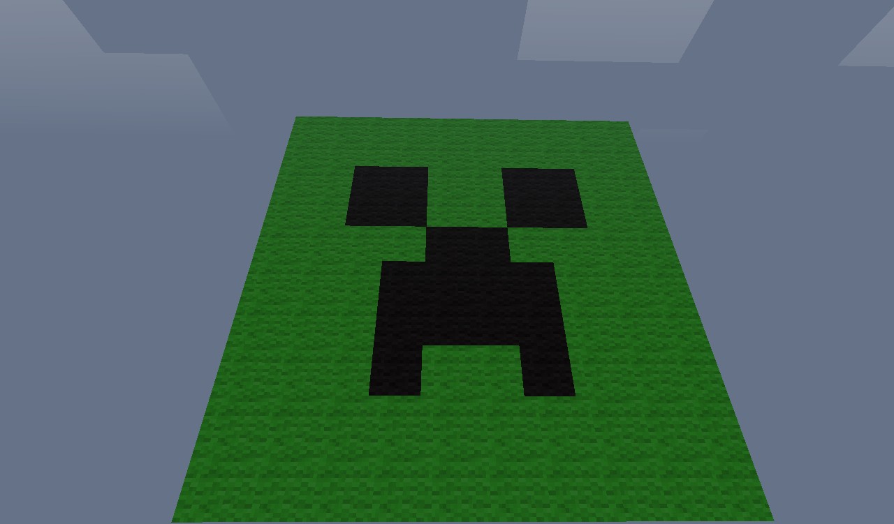 creeper face Minecraft Map