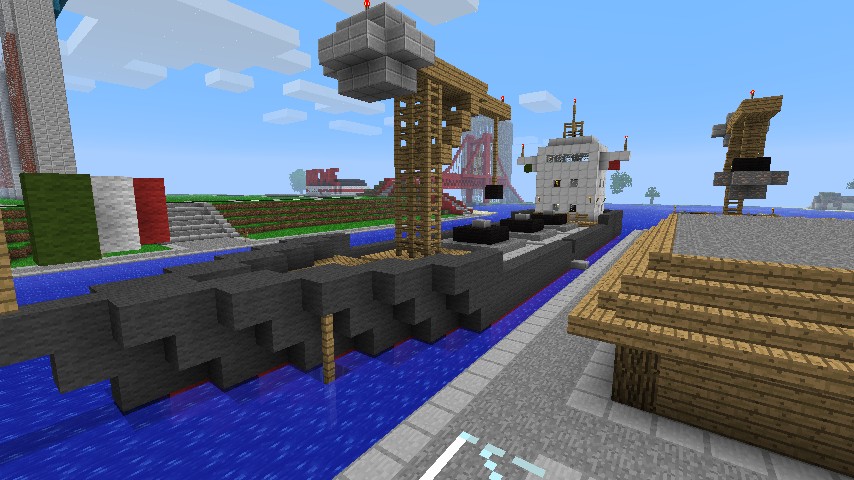 Small cargo ship Minecraft Map