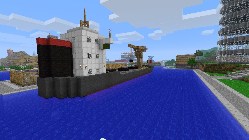 Small cargo ship Minecraft Map