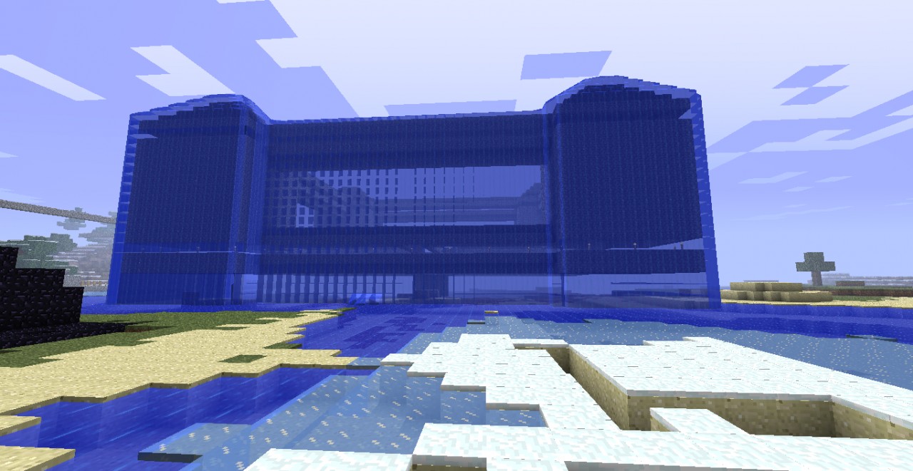 Water castle Minecraft Map