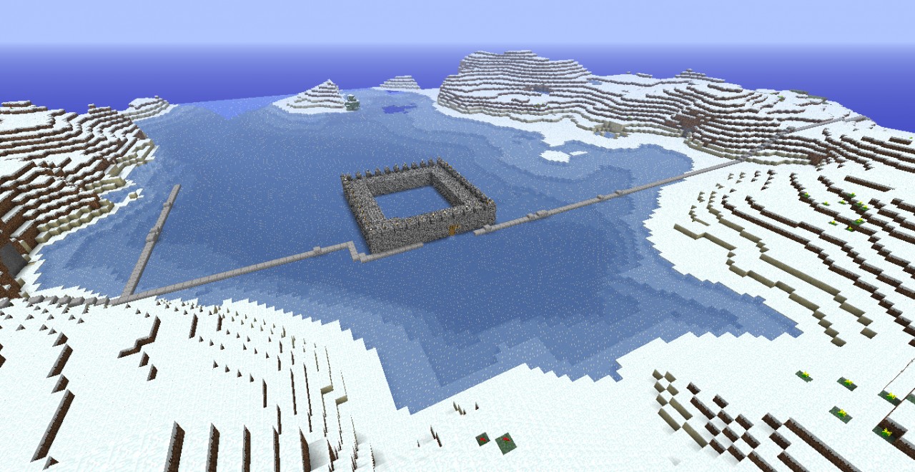 cool fortress and a castle :D Minecraft Map