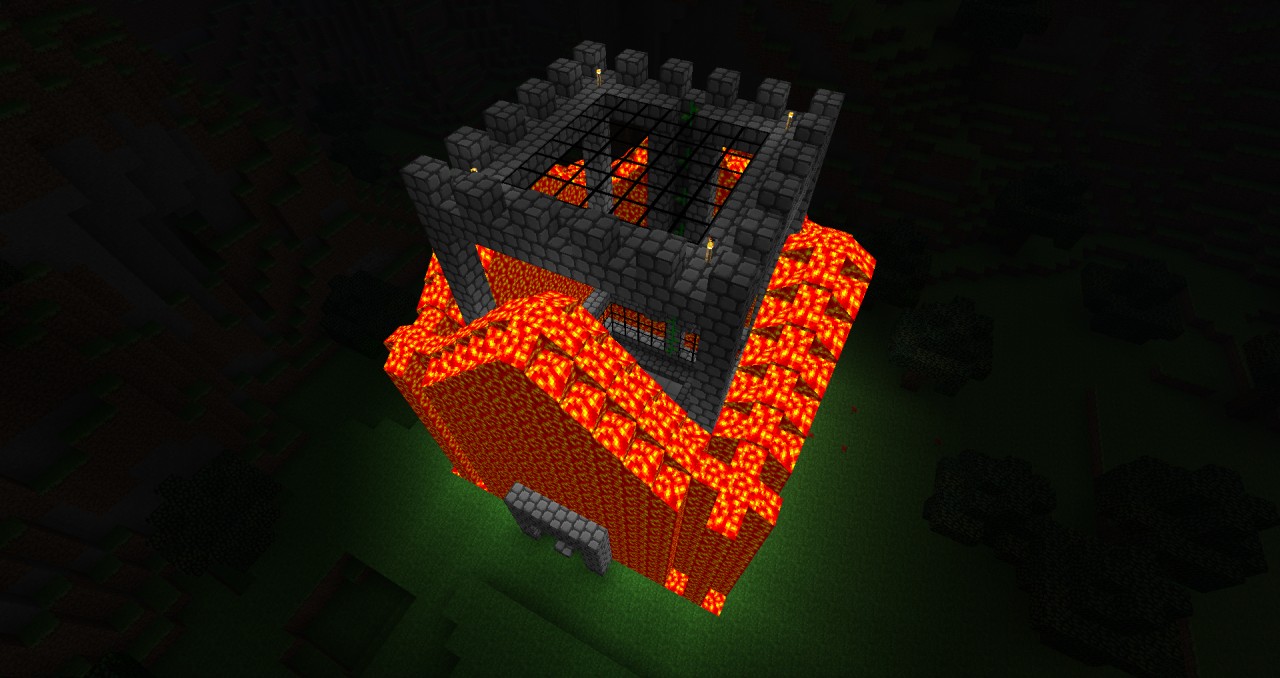 Goldbeard's Lava House Minecraft Map