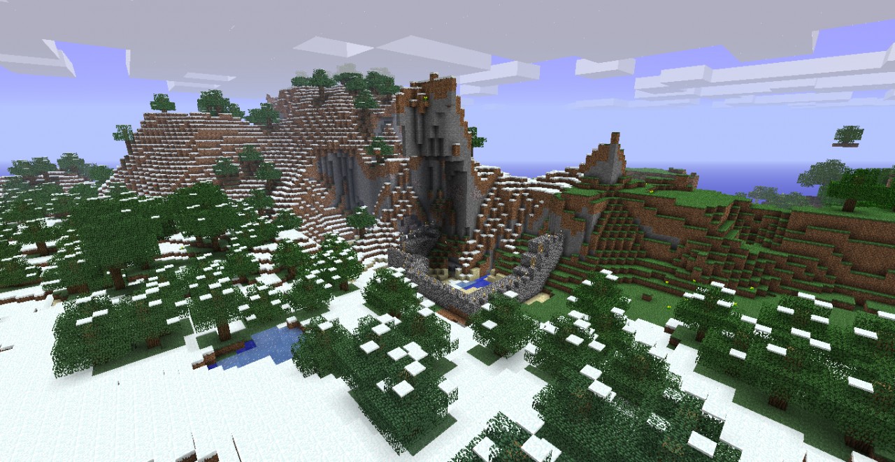 cool fortress and a castle :D Minecraft Map