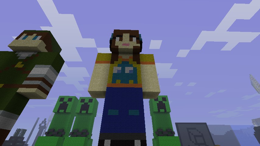 my giant minecraft skin :P Minecraft Map