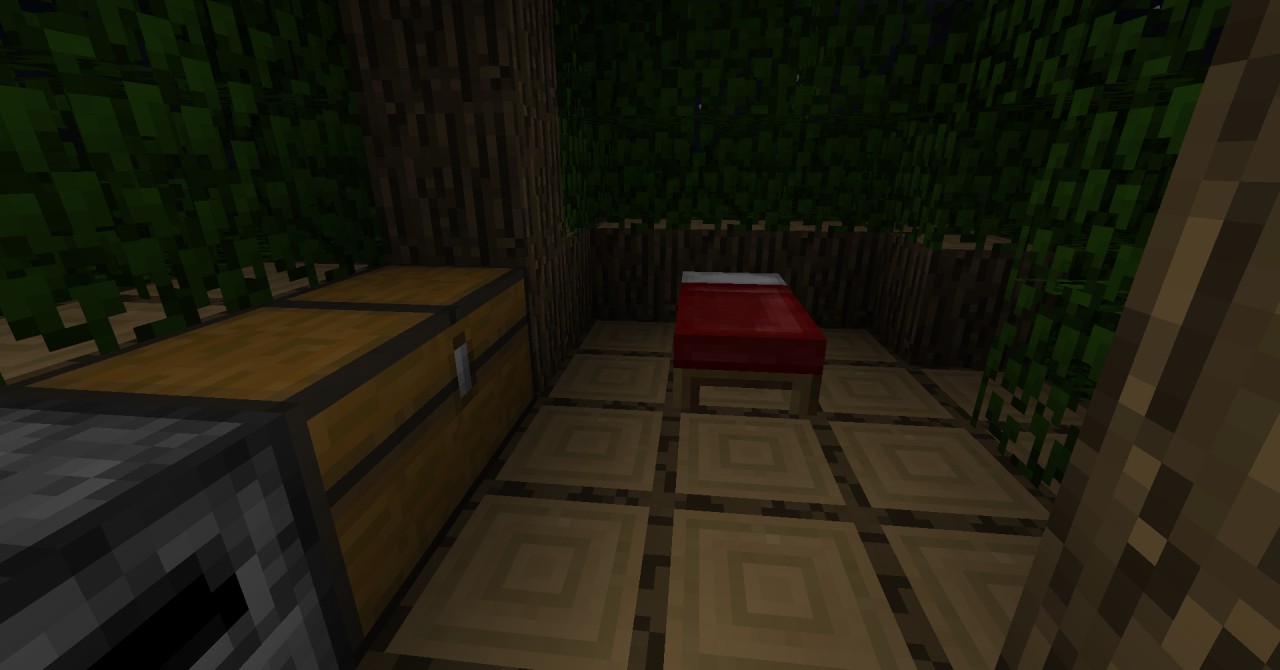 tree house/ hidden recon base Minecraft Map