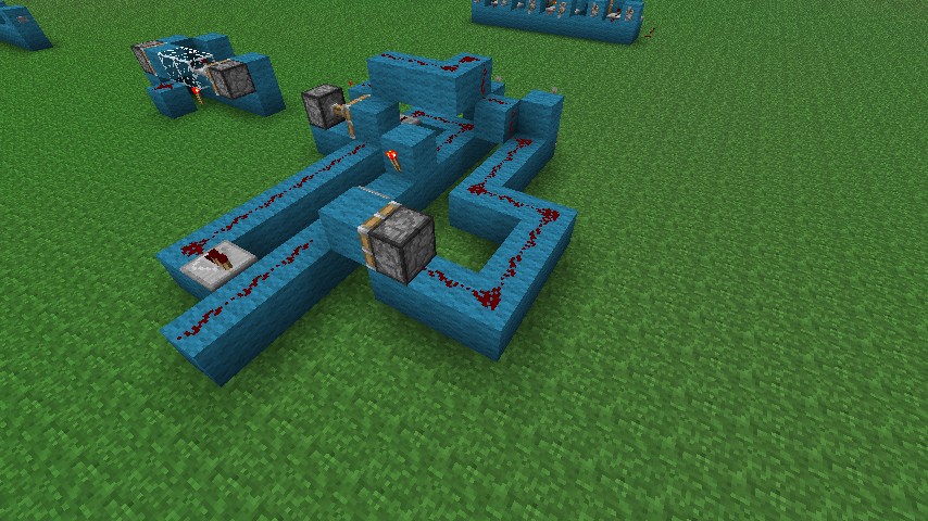 Piston Toggle NOT Gate Minecraft Project