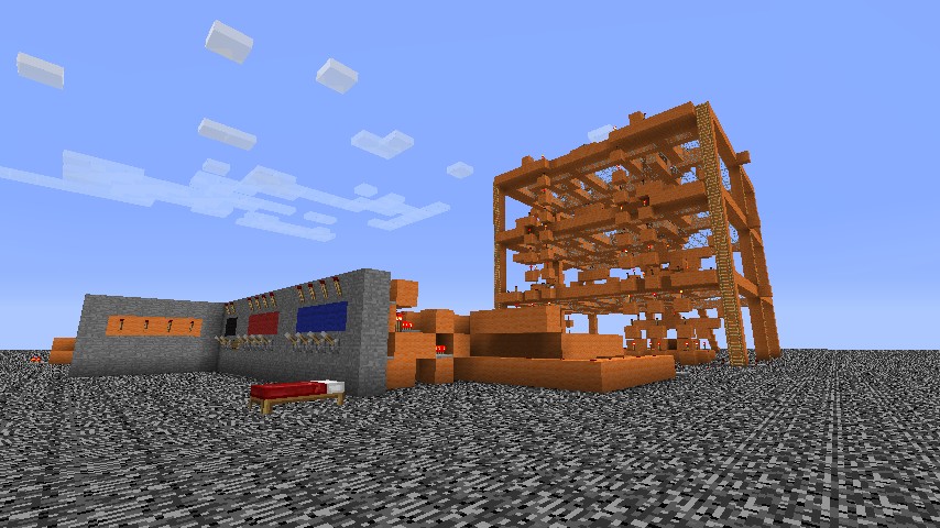 Undertuck's 4-Bit ALU Minecraft Map