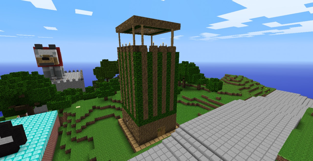 Tree House Tower Minecraft Map