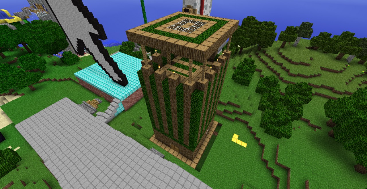 Tree House Tower Minecraft Map