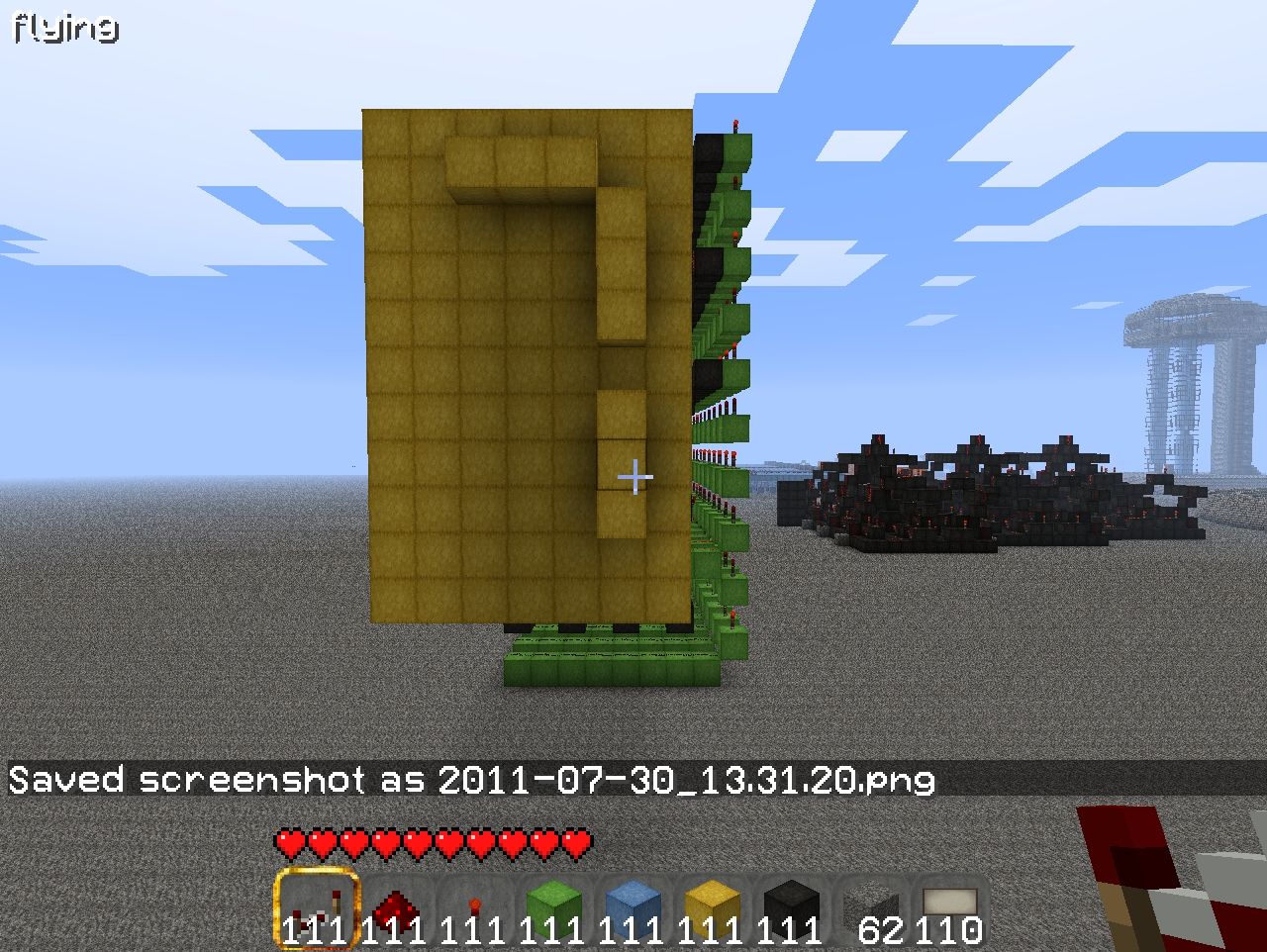 Compact 7 Segment Piston Display And Binary To 7seg Decoder Minecraft Map 8827