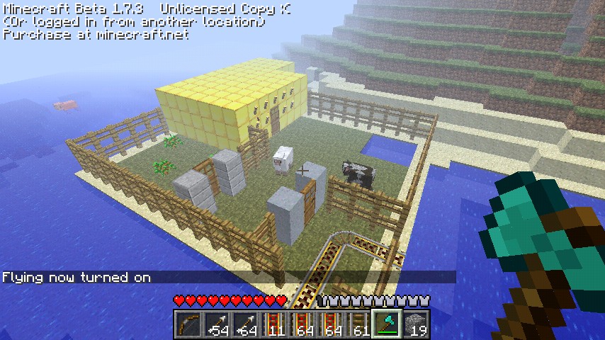 The farm house Minecraft Map