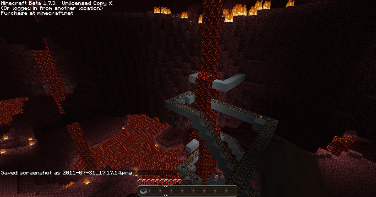 Nether Coaster Minecraft Map